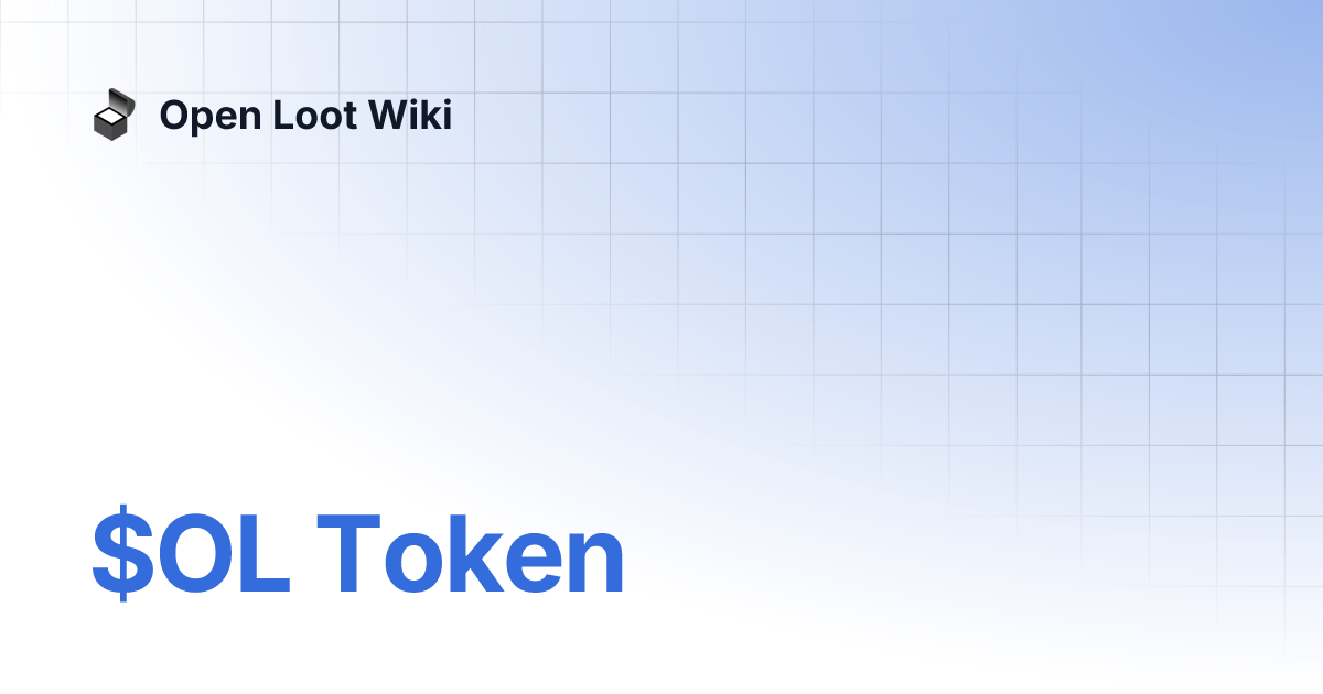 $OL Token | Open Loot Wiki